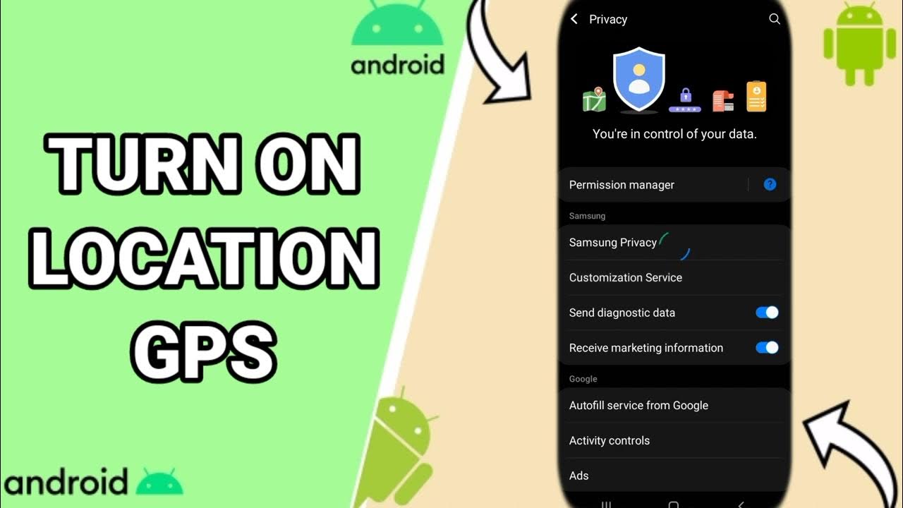 How To Turn On Location GPS On Your Android Phone - YouTube
