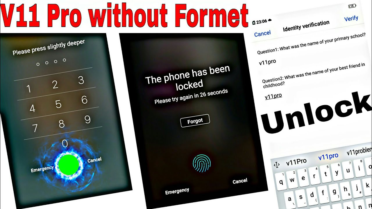 Vivo V11 Pro Without Formet Pattern Unlock Password Reset YouTube vivo-v11-pro-without-formet-pattern-unlock-password-reset-youtube
