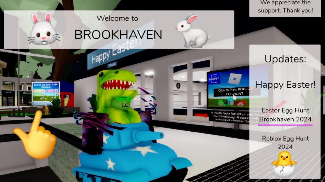 🐰 ROBLOX BROOKHAVEN 2024 EASTER EGG HUNT 🐰 - YouTube