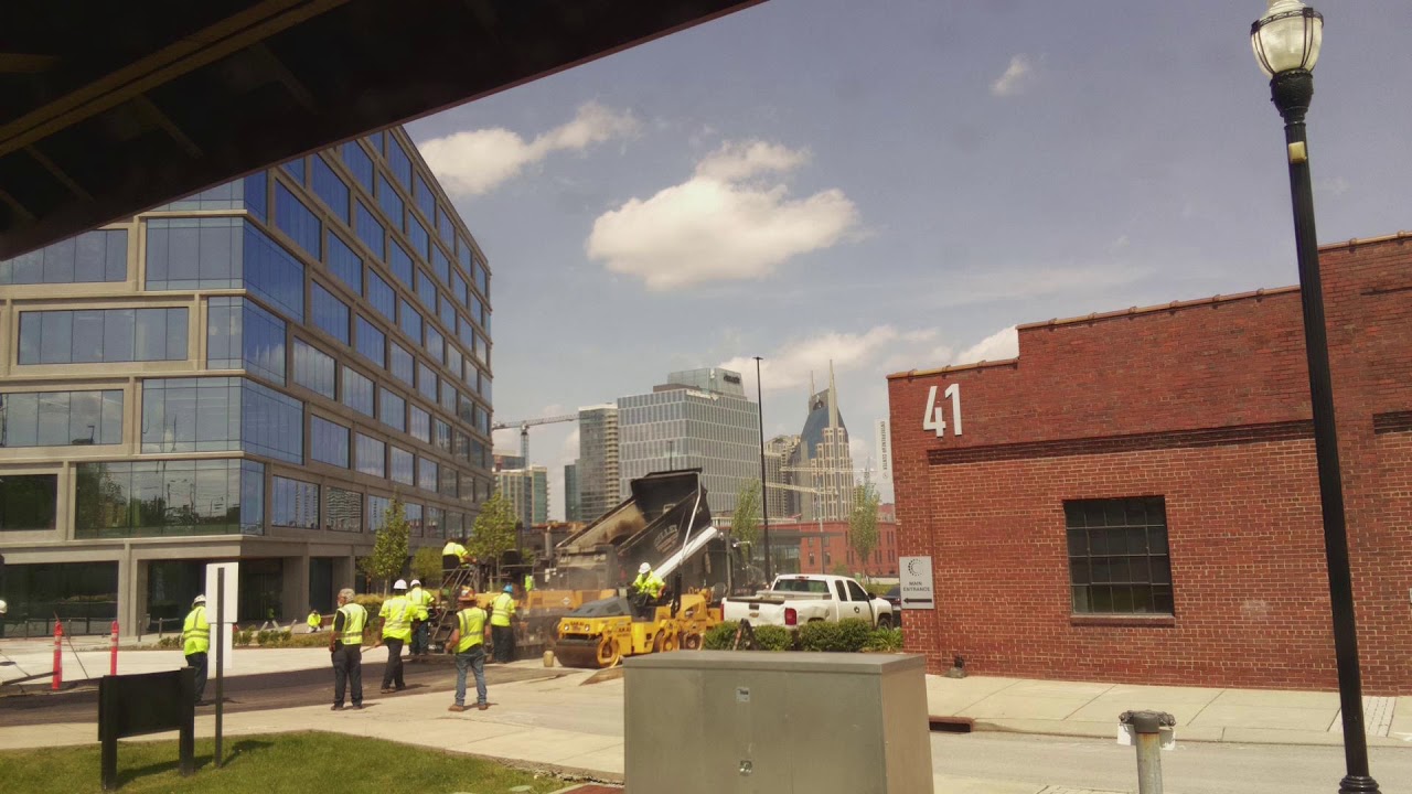 May 2020 Peabody Plaza Construction Timelapse - YouTube