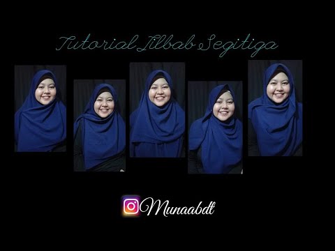 Tutorial Jilbab Segitiga | Muka Bulat dan Tembem Cuss Dicoba!!