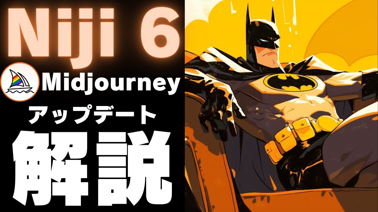 【Midjourney】Niji 6アップデート内容を解説 - YouTube
