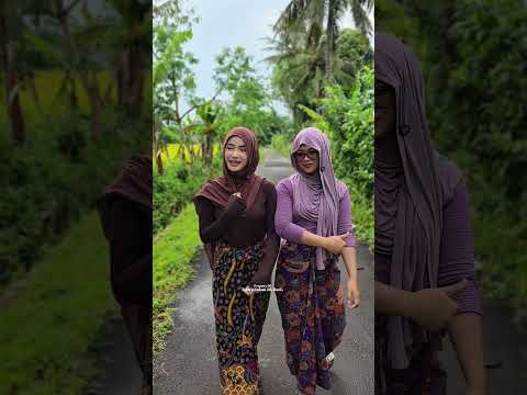 Gadis dan janda mau ke warung belanja sayuran #gadisdesa #jandadesa #pedesaanjawabarat