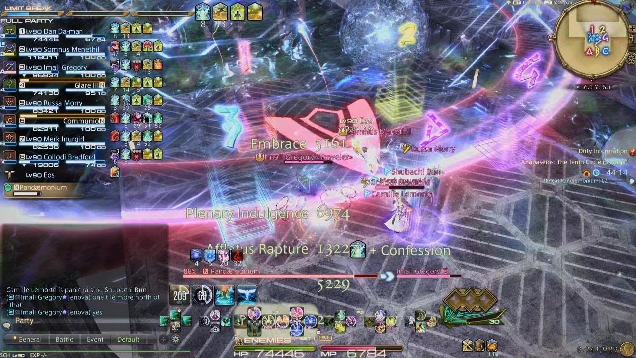 FINAL FANTASY XIV P10S SCH POV Anabaseios (Savage) First Clear - YouTube