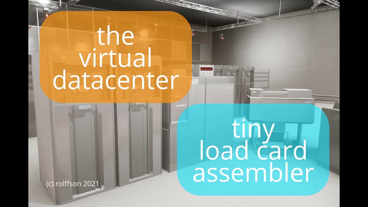 IBM 1401 VDC howto: the "tiny load card assembler" - R11 - YouTube