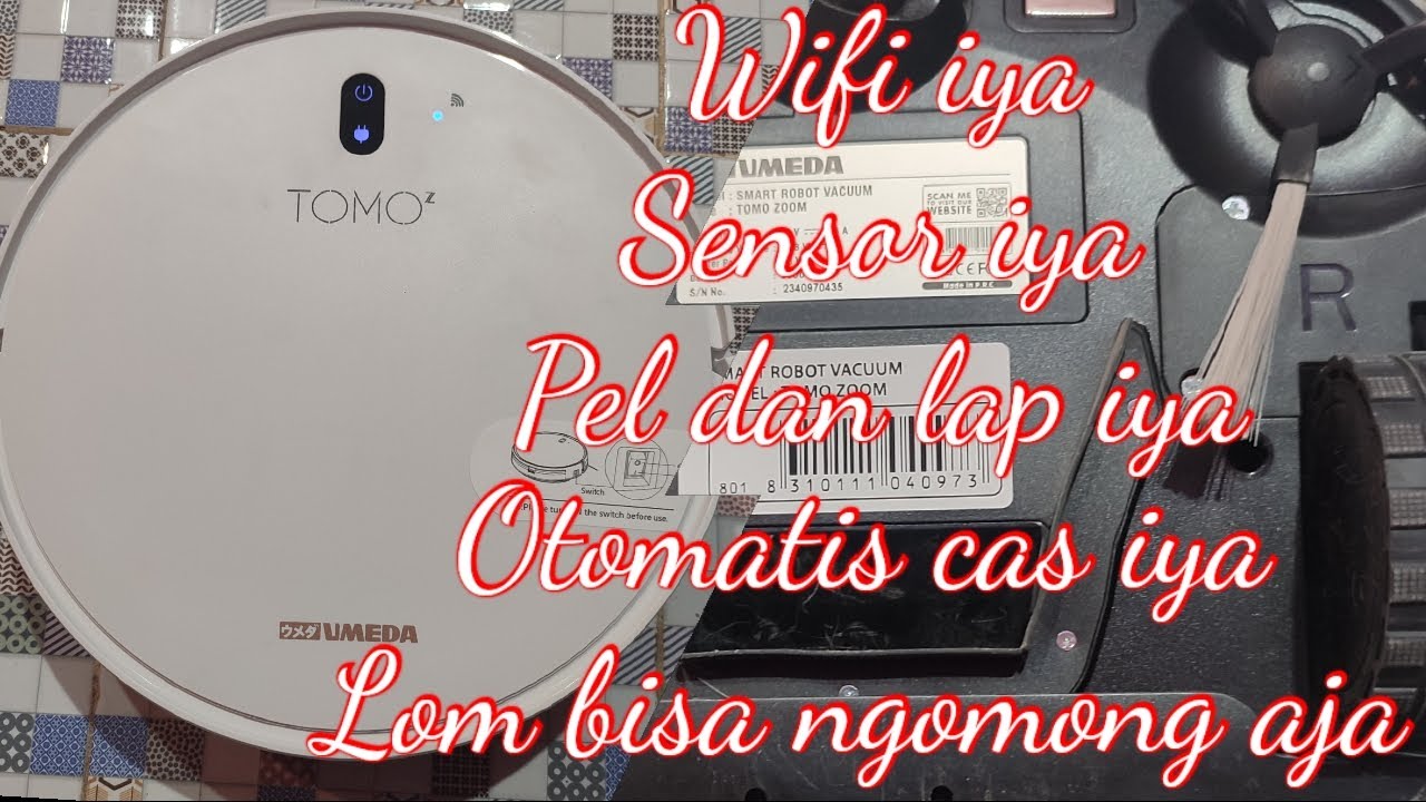 Unboxing dan test TOMO Zoom smart robot vacuum - YouTube