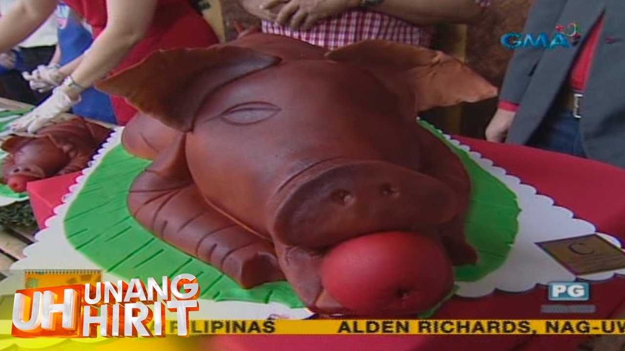 Unang Hirit: Christmas Lechon Cake, patok ngayong Pasko! - YouTube