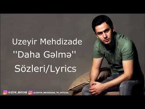 Uzeyir Mehdizade ''Daha Gəlmə'' (İnstrumental/Lyrics) @uzeyirproduction