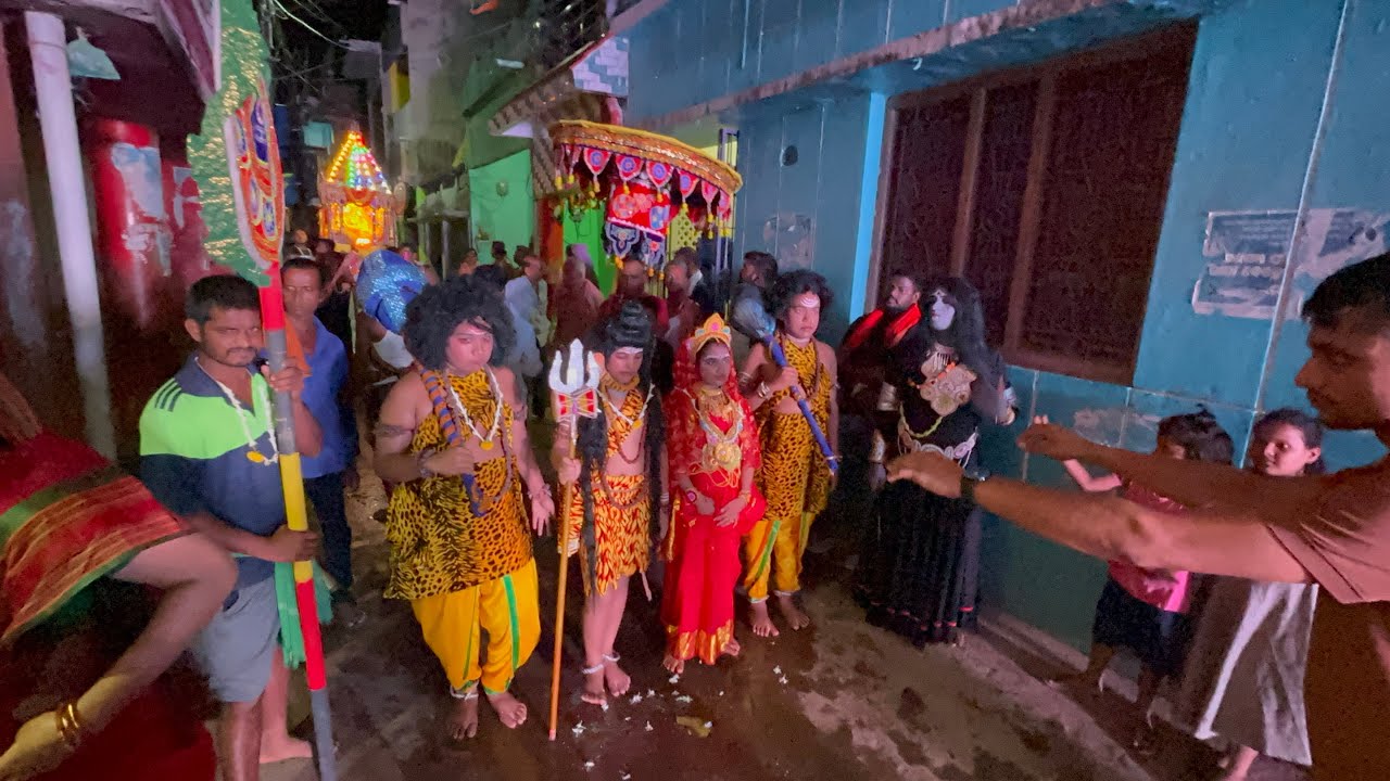 Shiva Parvati Puja Festival Village Style | Marriage Celebration ...