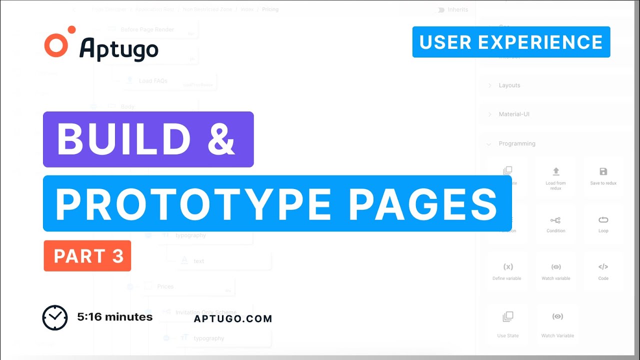USER EXPERIENCE · BUILD & PROTOTYPE PAGES PART 3 - YouTube
