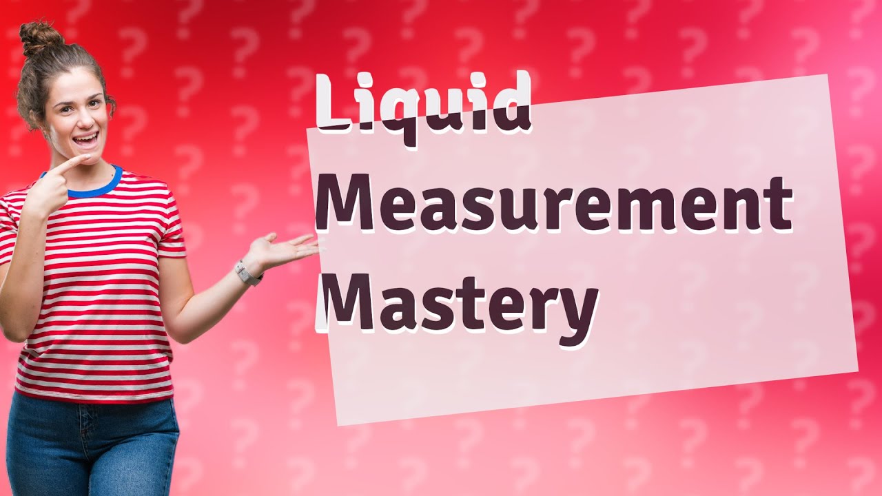 What are the 3 steps to measuring liquids? - YouTube