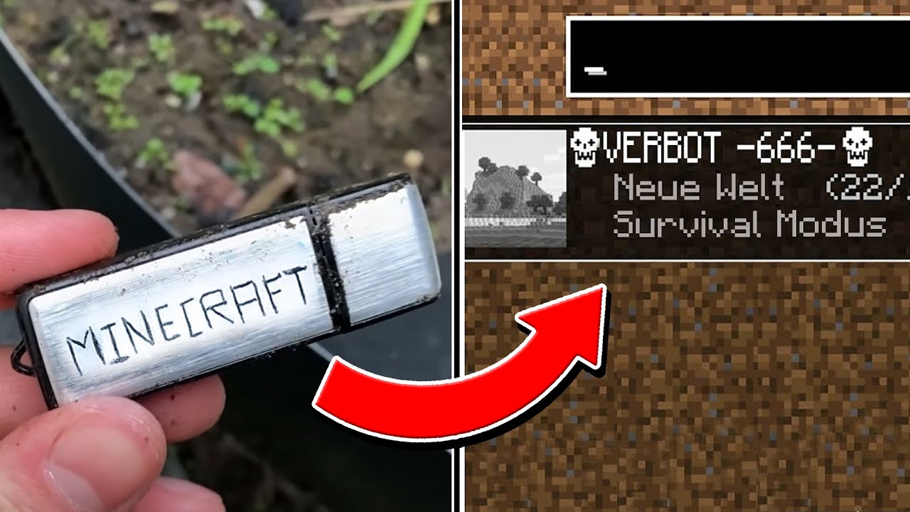 Ich FINDE einen MINECRAFT USB-STICK und das geschah... ☠️ (PC KAPUTT ...