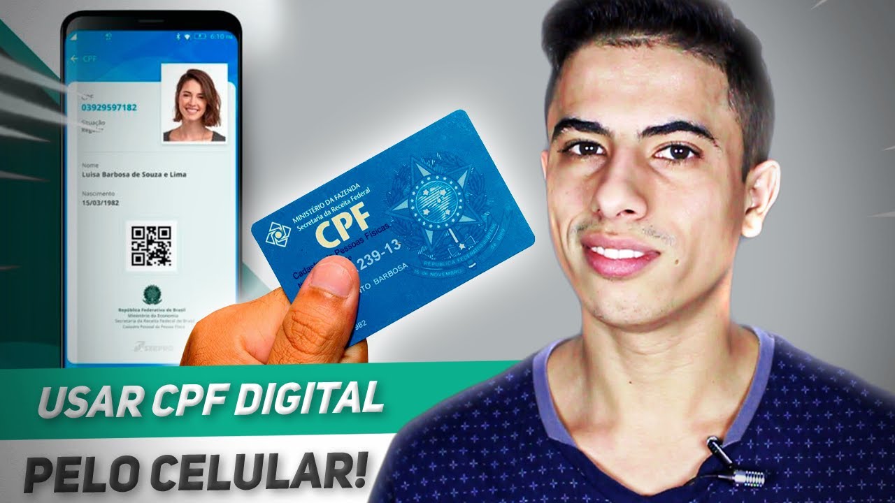 CPF DIGITAL: Como FAZER E USAR no seu celular! - YouTube