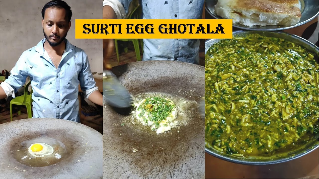Street Style Surti Egg Ghotala | Surat Street Food | Indian Street Food ...