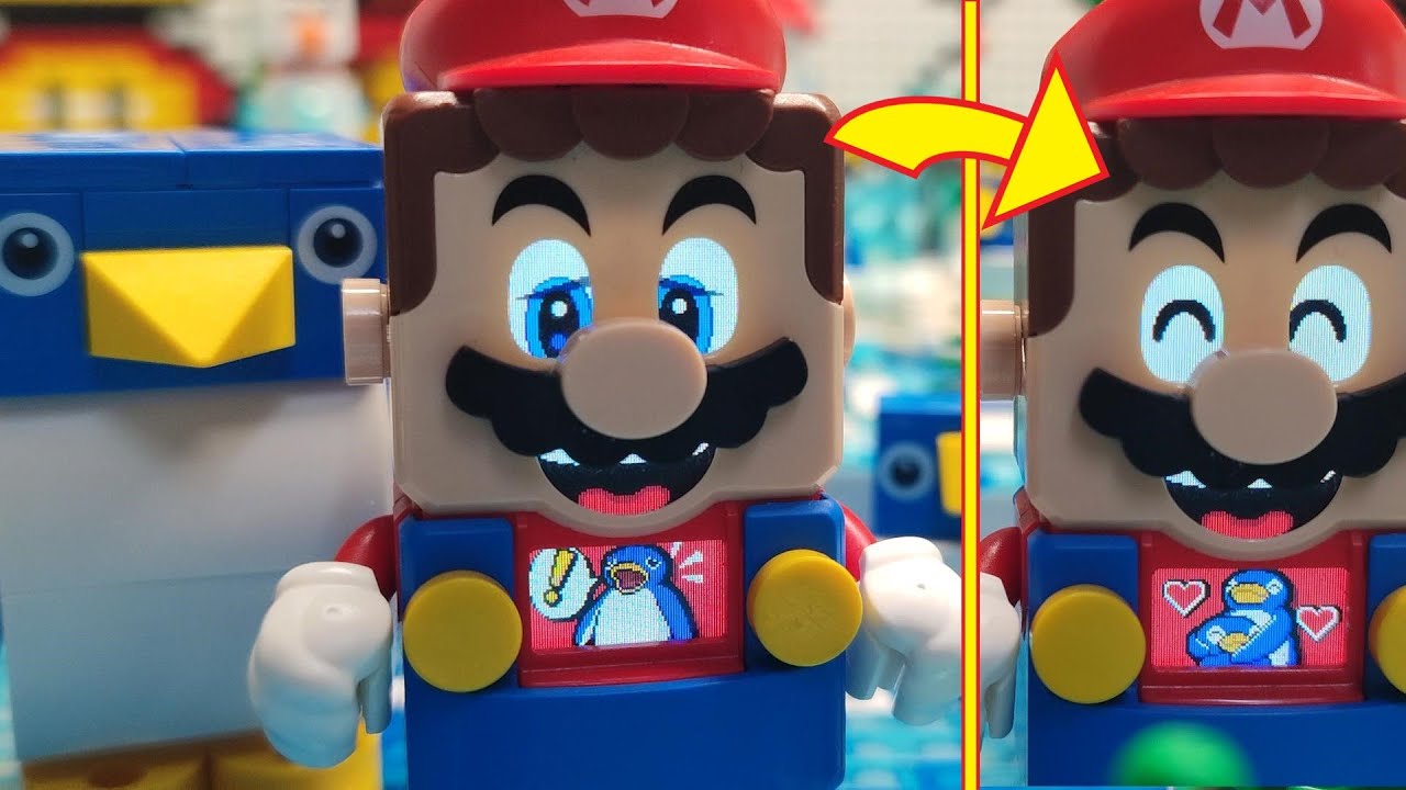 LEGO Mario How to save all Penguin Babý / New cool Action Brick /New ...