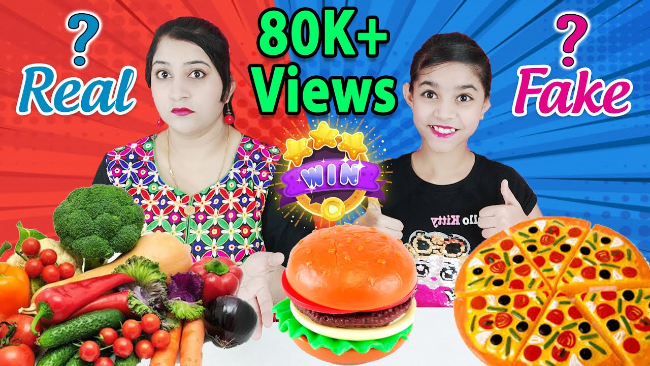 Real and Fake Food Fun Video| Real and Fake Food Challange - YouTube