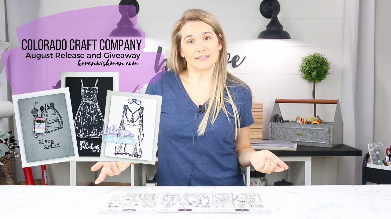 Colorado Craft Company August Release and Giveaway Closed - YouTube