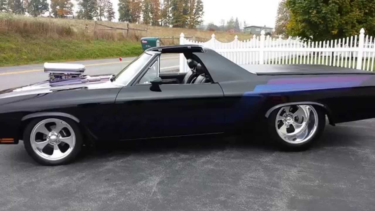 1970 Chevrolet Elcamino SS Prostreet Protouring - YouTube