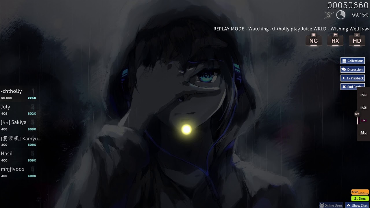 Juice WRLD - Wishing Well [999] +HDNCRX fc (akatsuki!rx) - YouTube