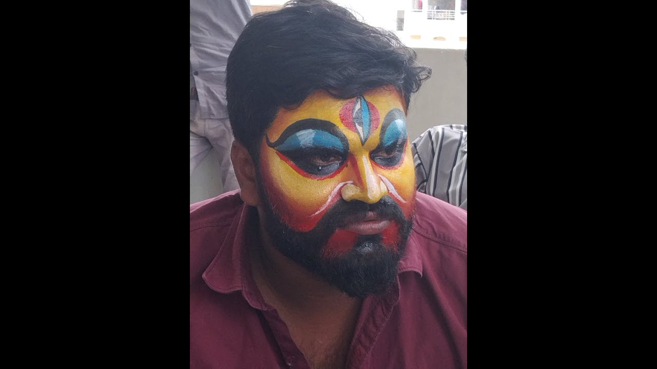 Potharaju ( face Art ) #bonalu | Please Subscribe #art - YouTube