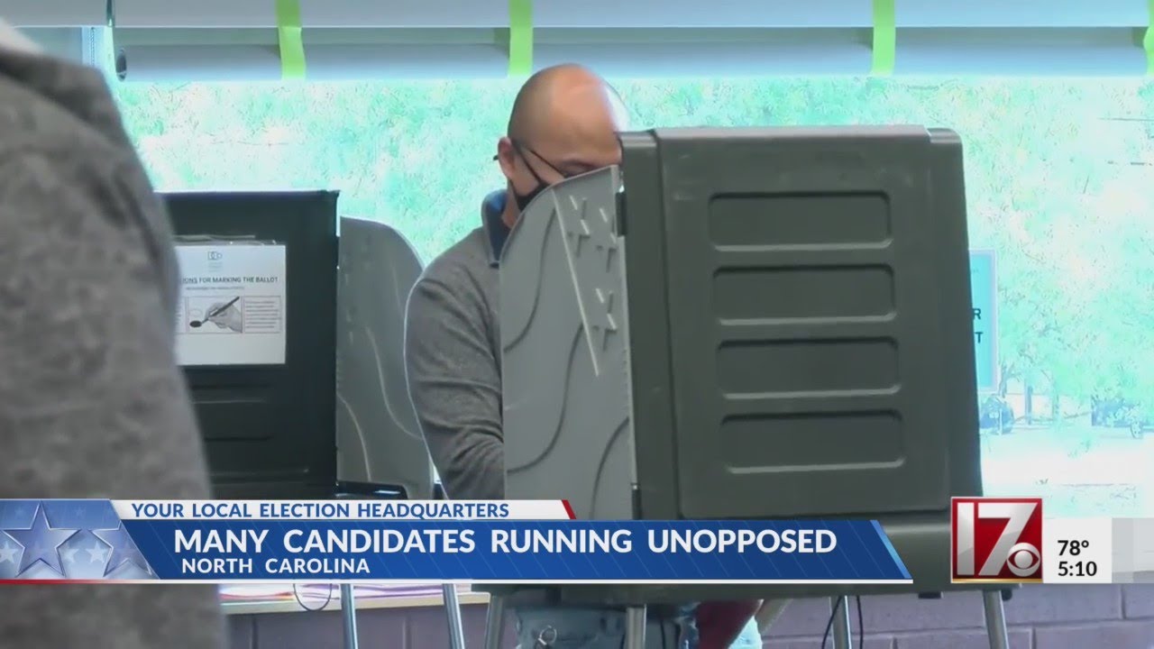 Many candidates running unopposed - YouTube