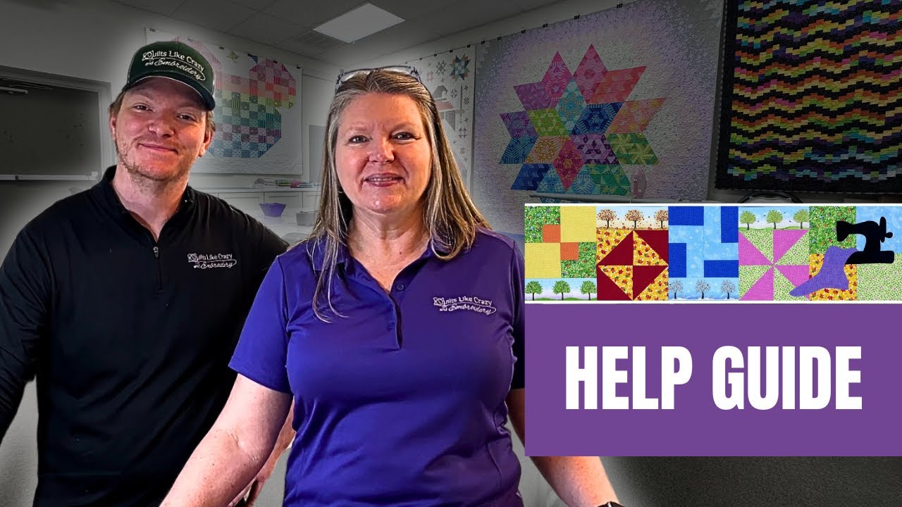 Row by Row 2024 Sew a Season - Quilts Like Crazy Help Guide - YouTube