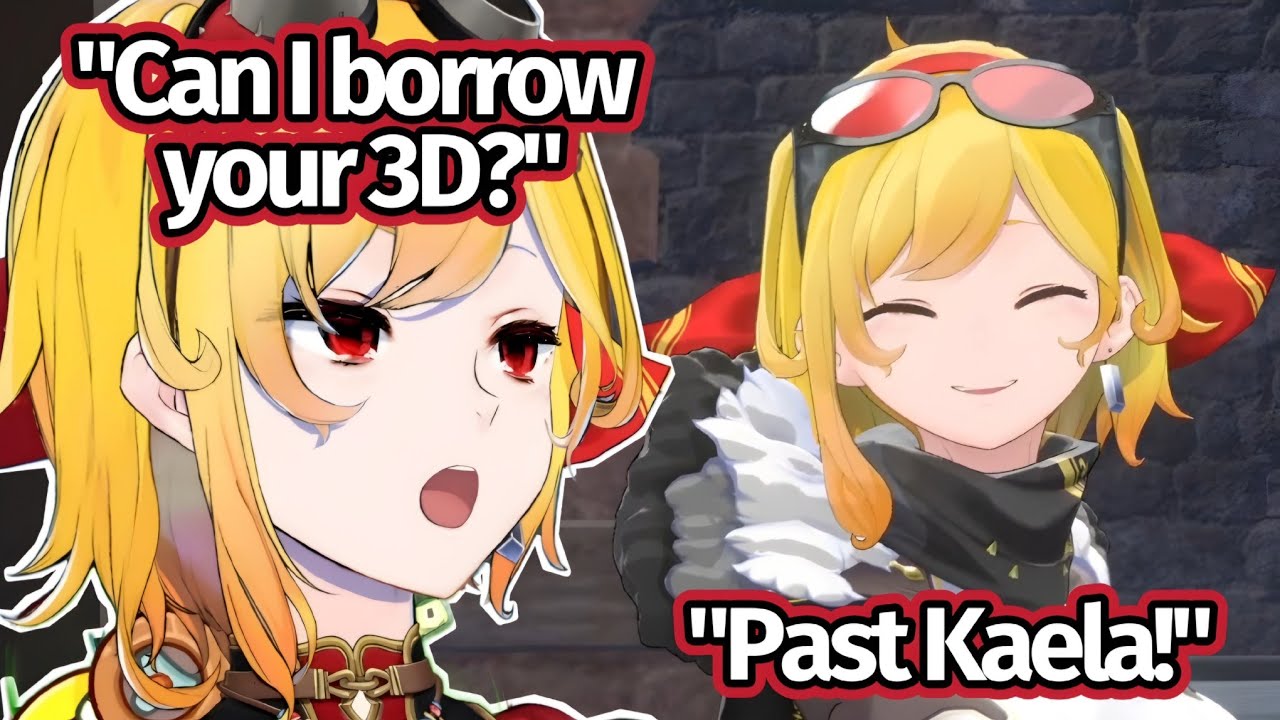 Kaela wants to borrow Past Kaela’s 3D model for the HoloID concert ...
