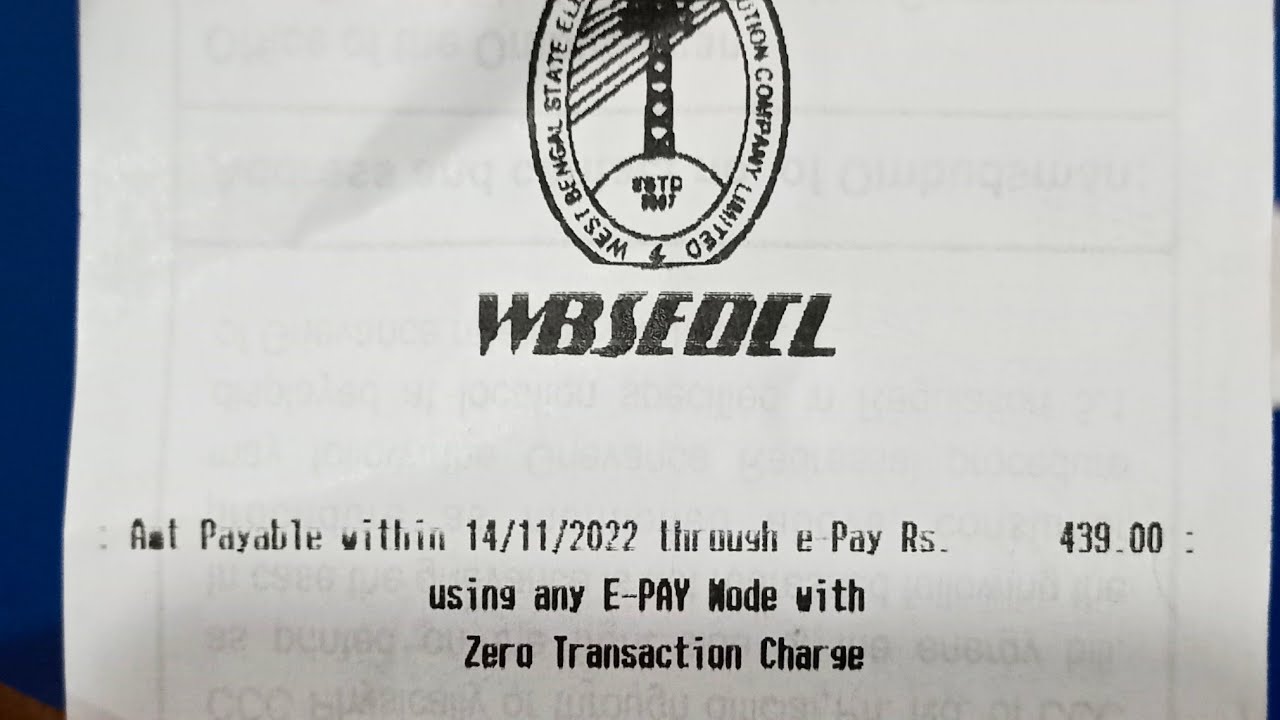 WBSEDCL BILL PAYMENT & ALL IN ONE PORTAL WITH COMMISSION 2022 - YouTube