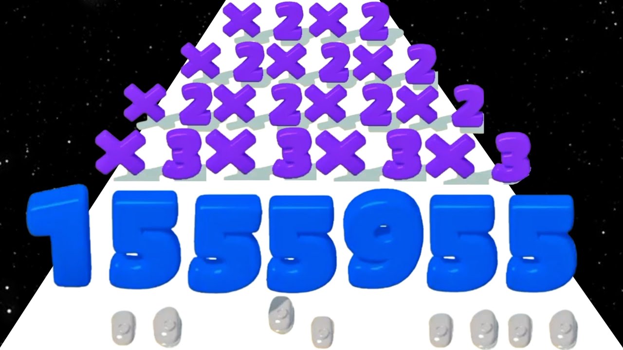 Number Run vs Rolling Ball Games: Balls - All Level (Freeplay, Math ...