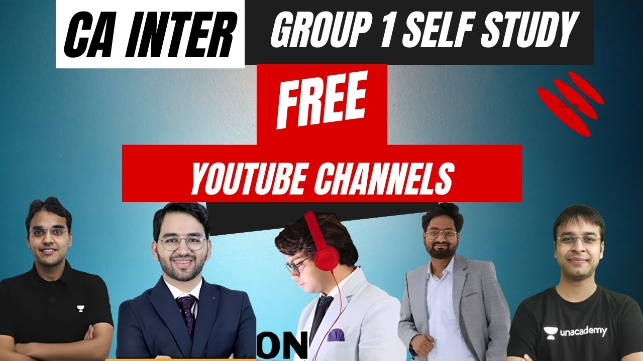 CA Inter best YouTube channels for Free Classes| CA Inter Classes For Free| Group 1| - YouTube