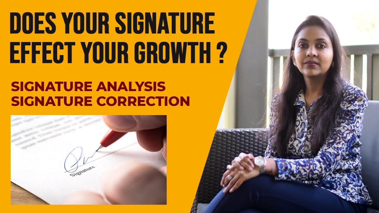 Signature analysis | Tips for good signature | How to make your ...