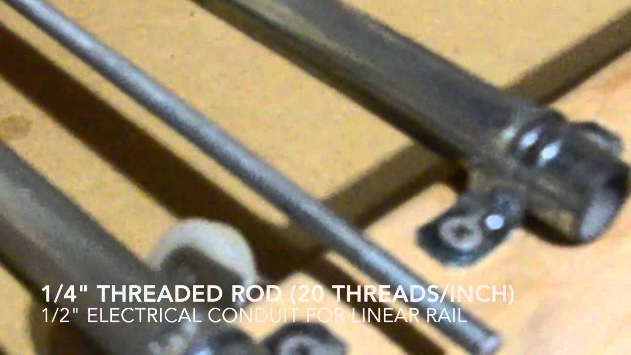 CNC Plotter - Raspberry Pi Logo (Third Plot Attempt) - YouTube