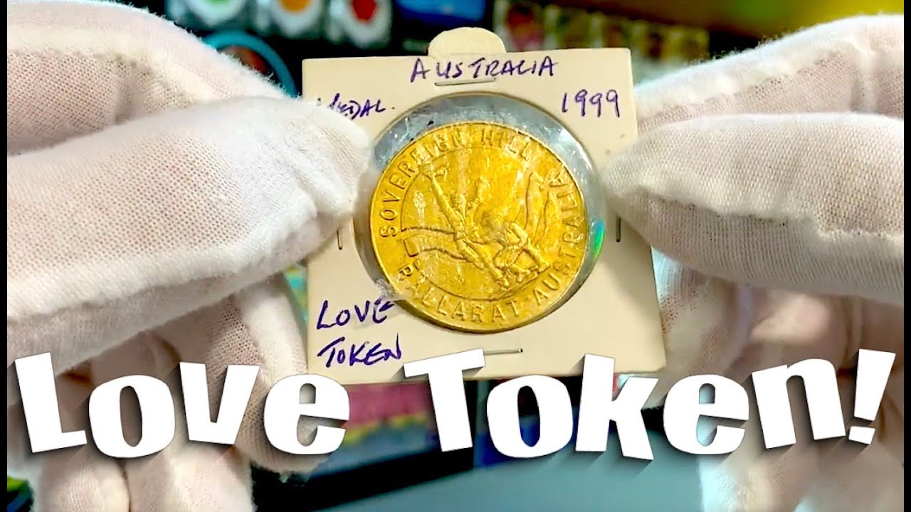 Help me identify this Love token ... gold-plated medallion from ...