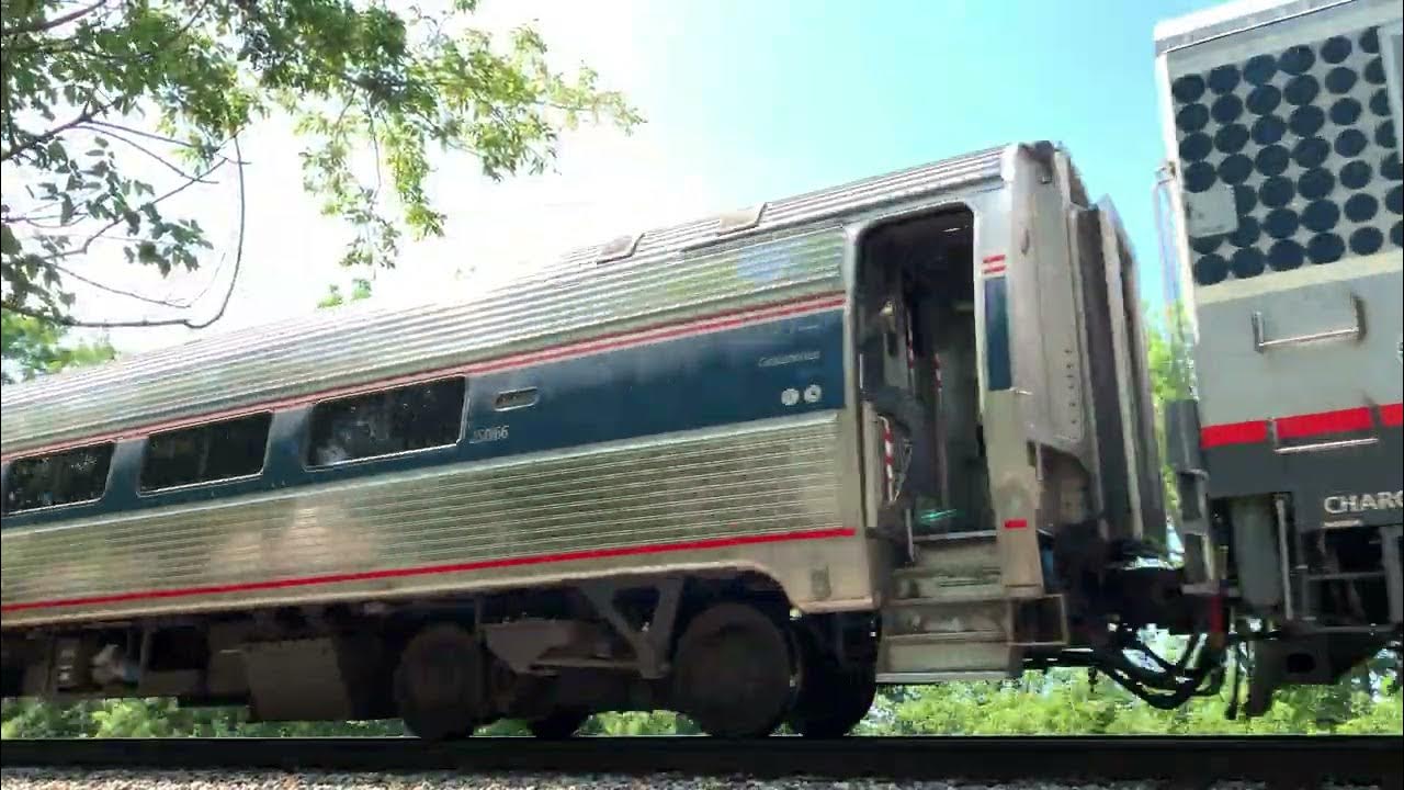 Amtrak Charger SC-44 IDTX 4625 (New Buffalo, MI) 4k 60fps - YouTube