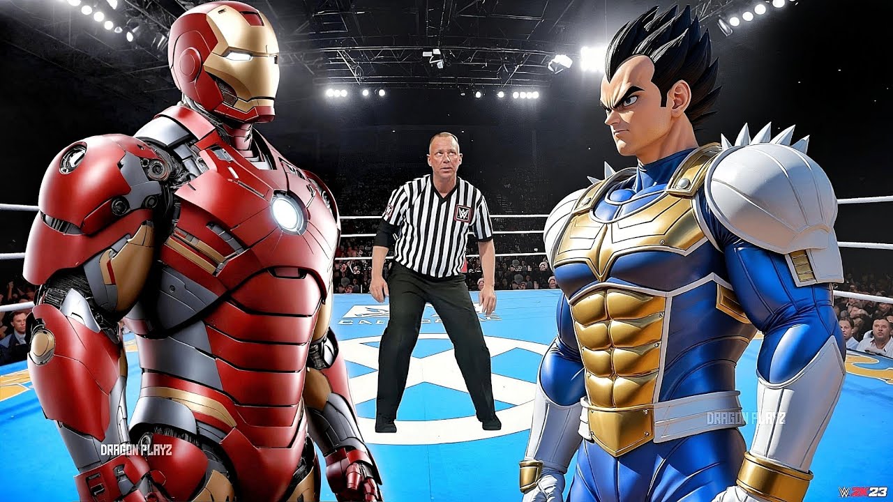 IRON MAN VS VEGETA - EPIC BATTLE - YouTube