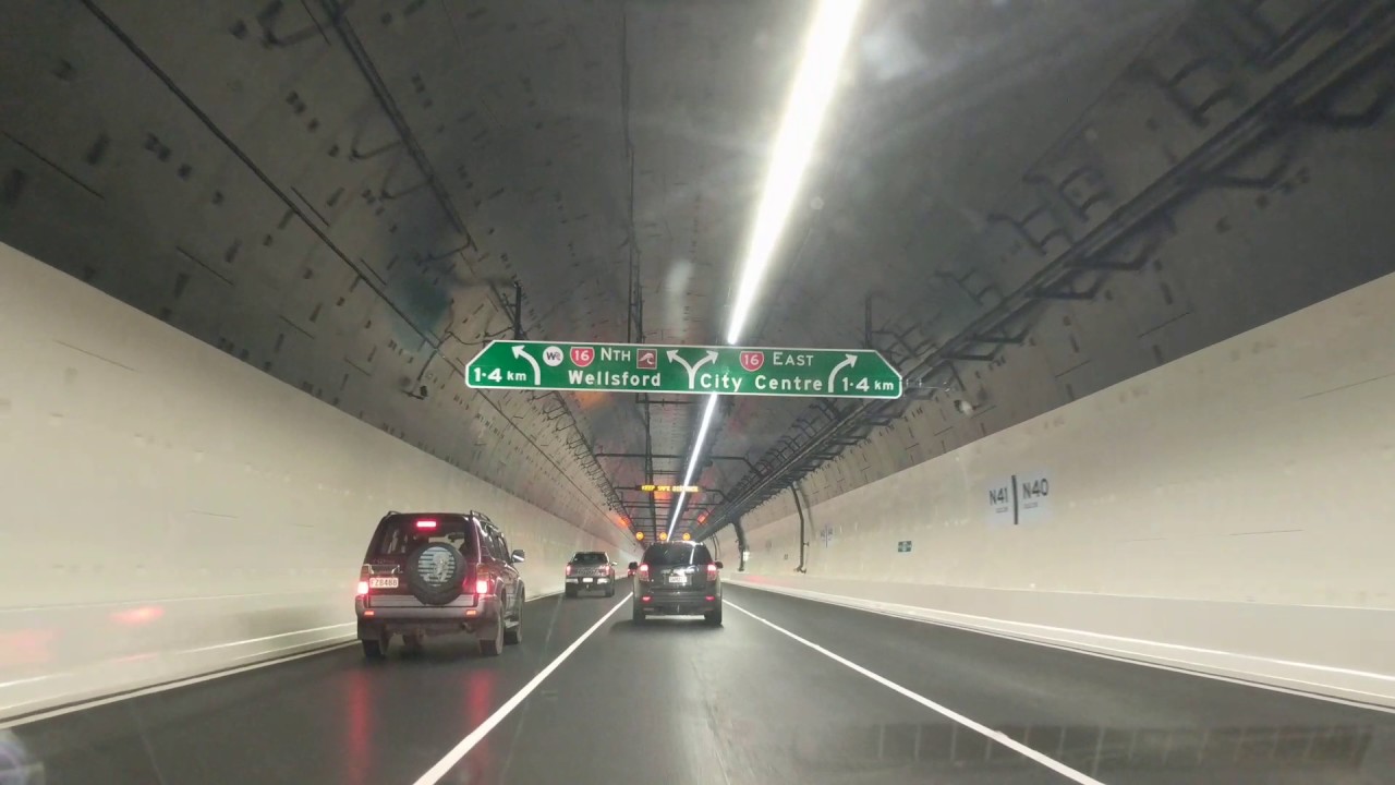 Our First Drive Through the Waterview Tunnel, Auckland - YouTube