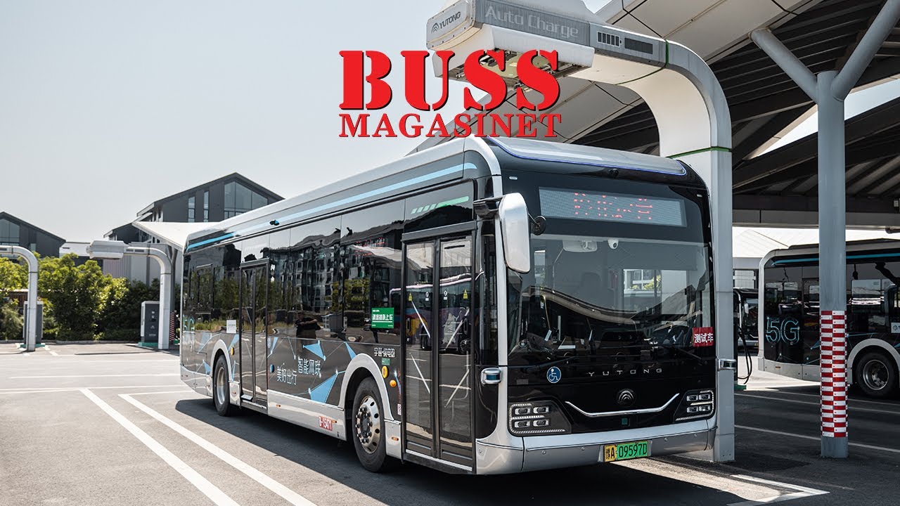 YUTONG - The 1st. AUTONOMOUS BUS project in CHINA - YouTube