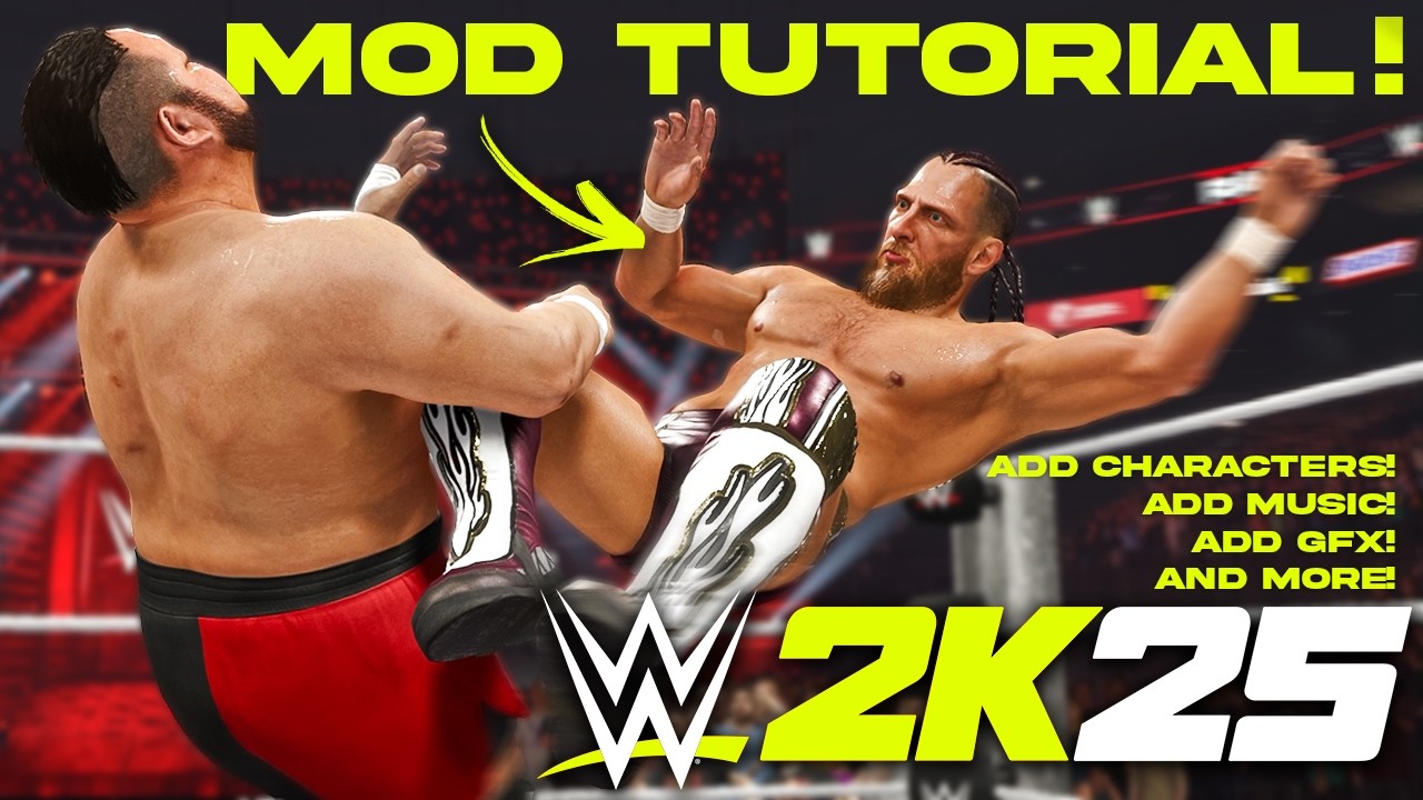 How to Mod in WWE 2K25! (Adding Characters, Music, GFX, & More!) - YouTube
