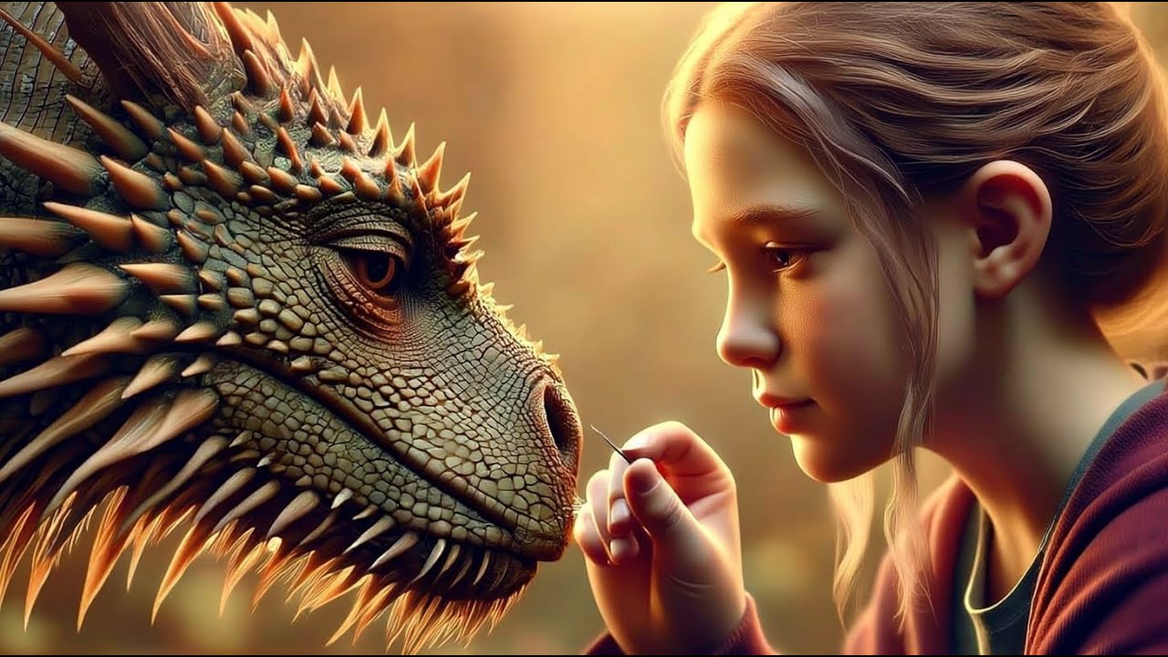 Wounded and Scared, the Alien Dragon Had a Thorn in Its Mouth Until a ...