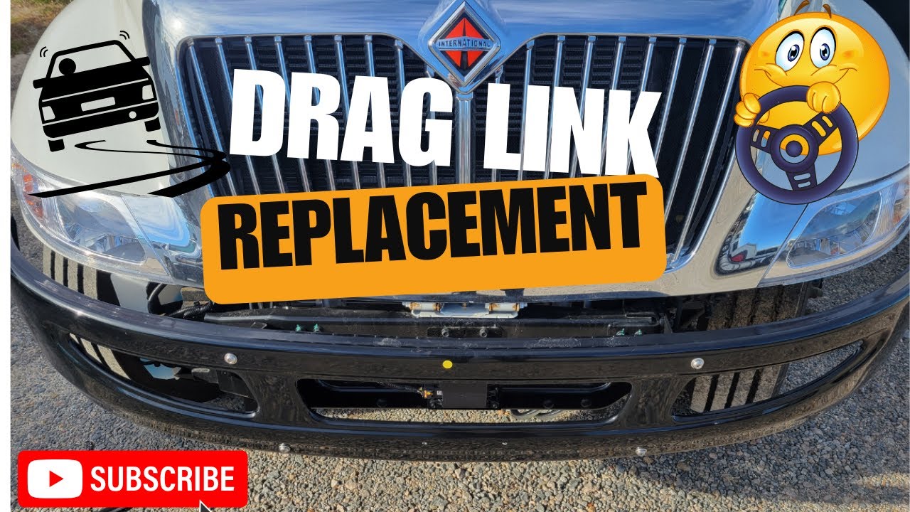 How To Replace International Truck Drag Link - YouTube