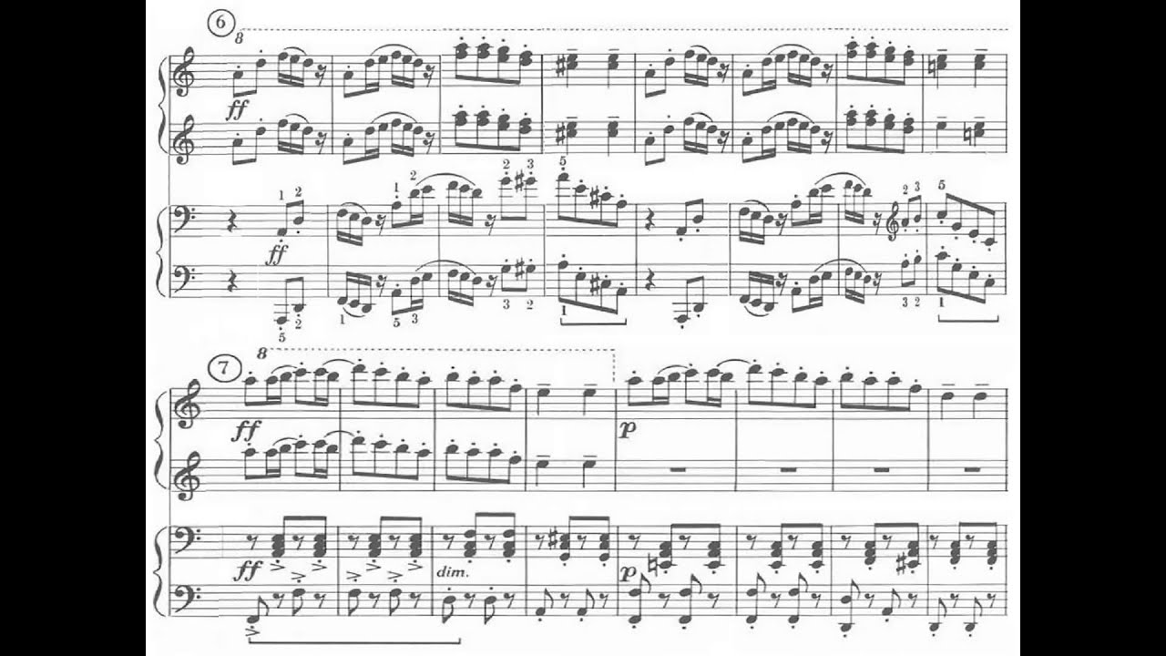 [A.Várnagy+Zs.Farkas] Weiner: Fox Dance for Piano Duet - YouTube