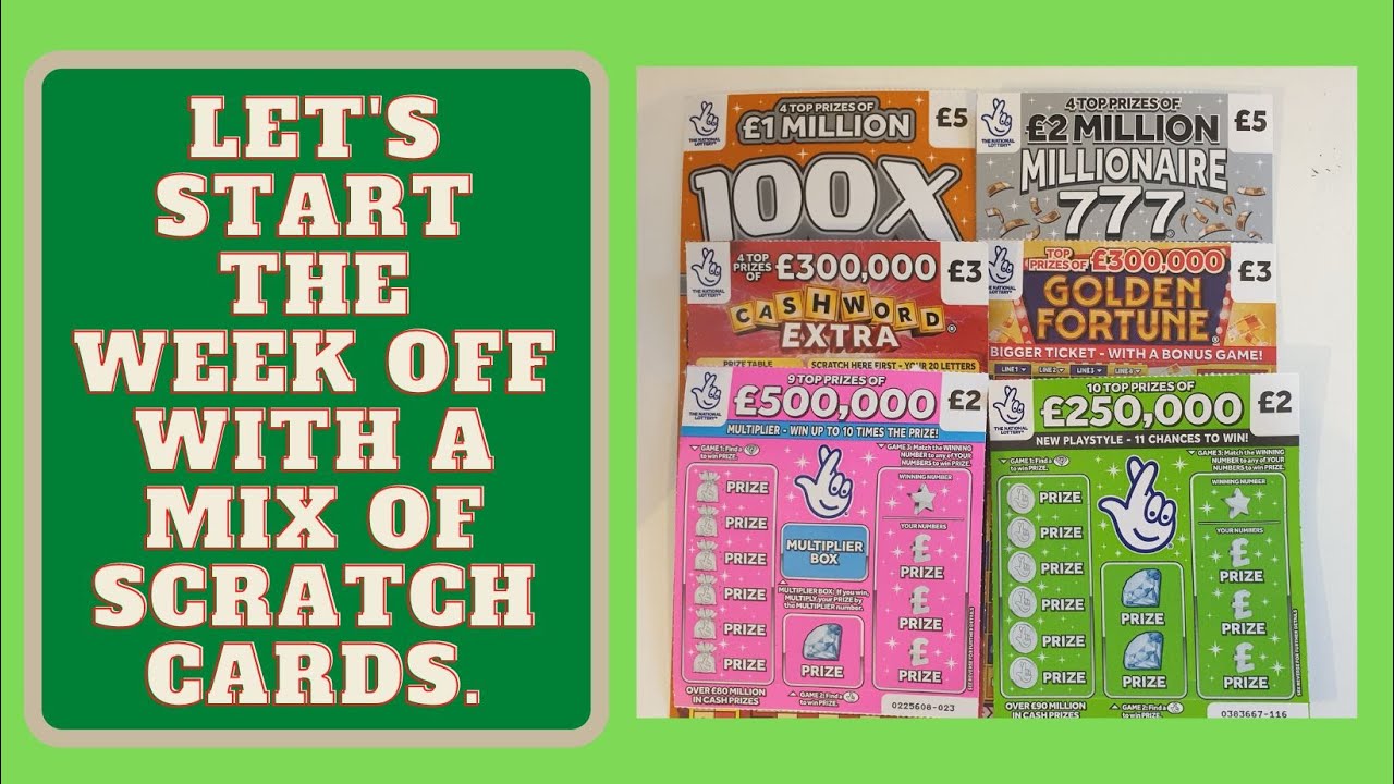 £20 mix of scratch cards. How many of these Lotto scratch cards will be ...