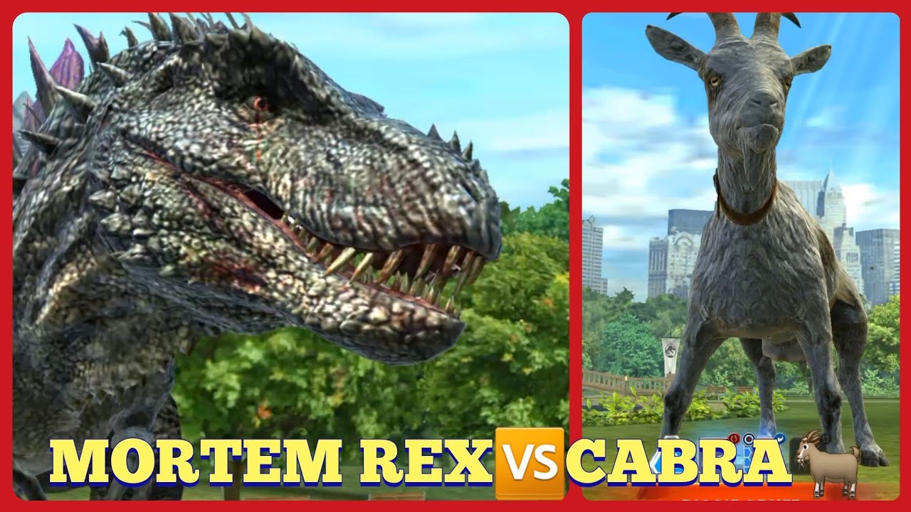 MORTEM REX 🆚️ CABRA MAMADISIMA 🐐 | JURASSIC WORLD ALIVE - YouTube