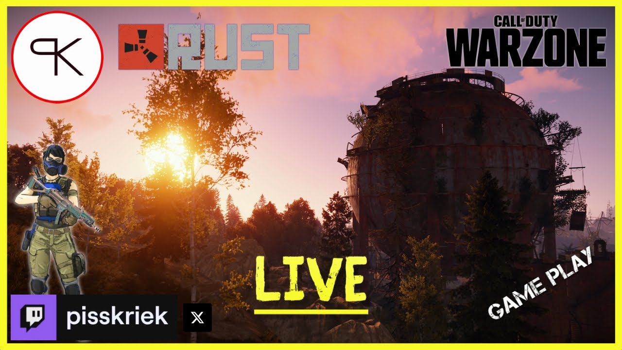 ☢️Rust & Cod☢️ #pisskriekgaming #rust #streamer #gamer #twitch #cod # ...