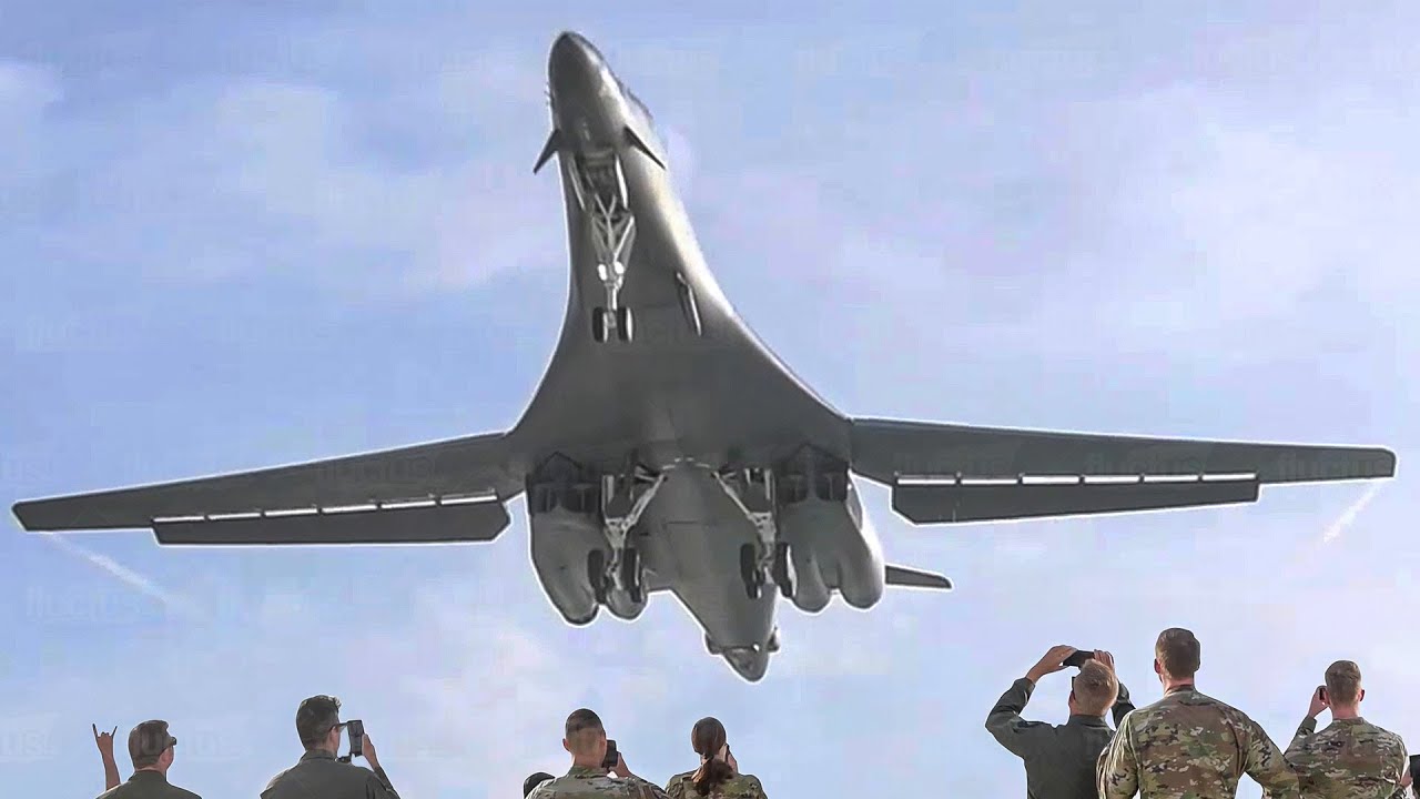 A Day in Life of US Powerful $320 Million Supersonic Bomber - YouTube
