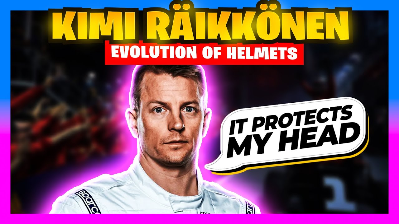F1 Helmet Evolution - Kimi Räikkönen 2001-2021 Design Evolution - YouTube