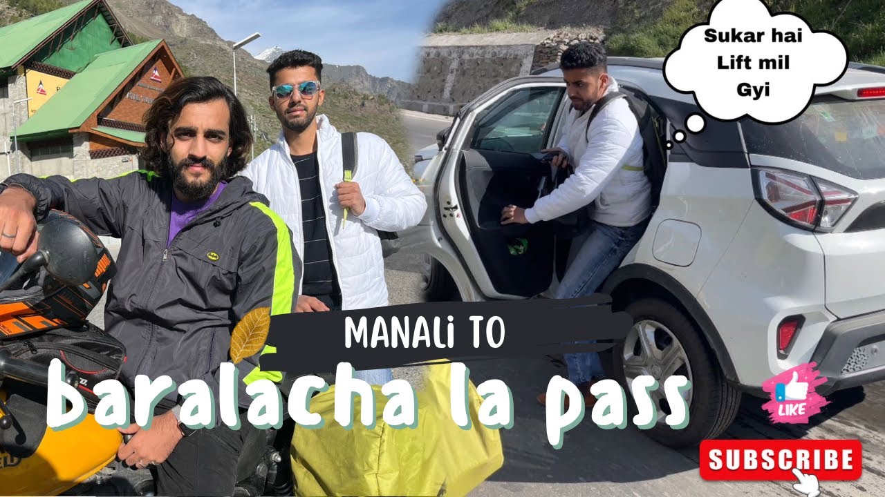 Malali to Baralacha la pass| Raste me hi khushi ko mangni padi car se ...