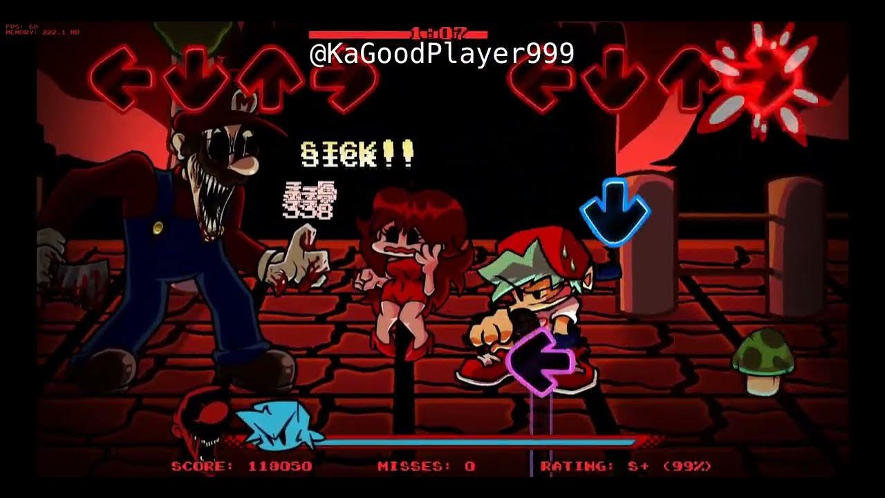 FNF': Mario's Madness v2 - Its a me [Ghost Tapping - OFF] (GoodFullCombo, 99% accuracy) - YouTube
