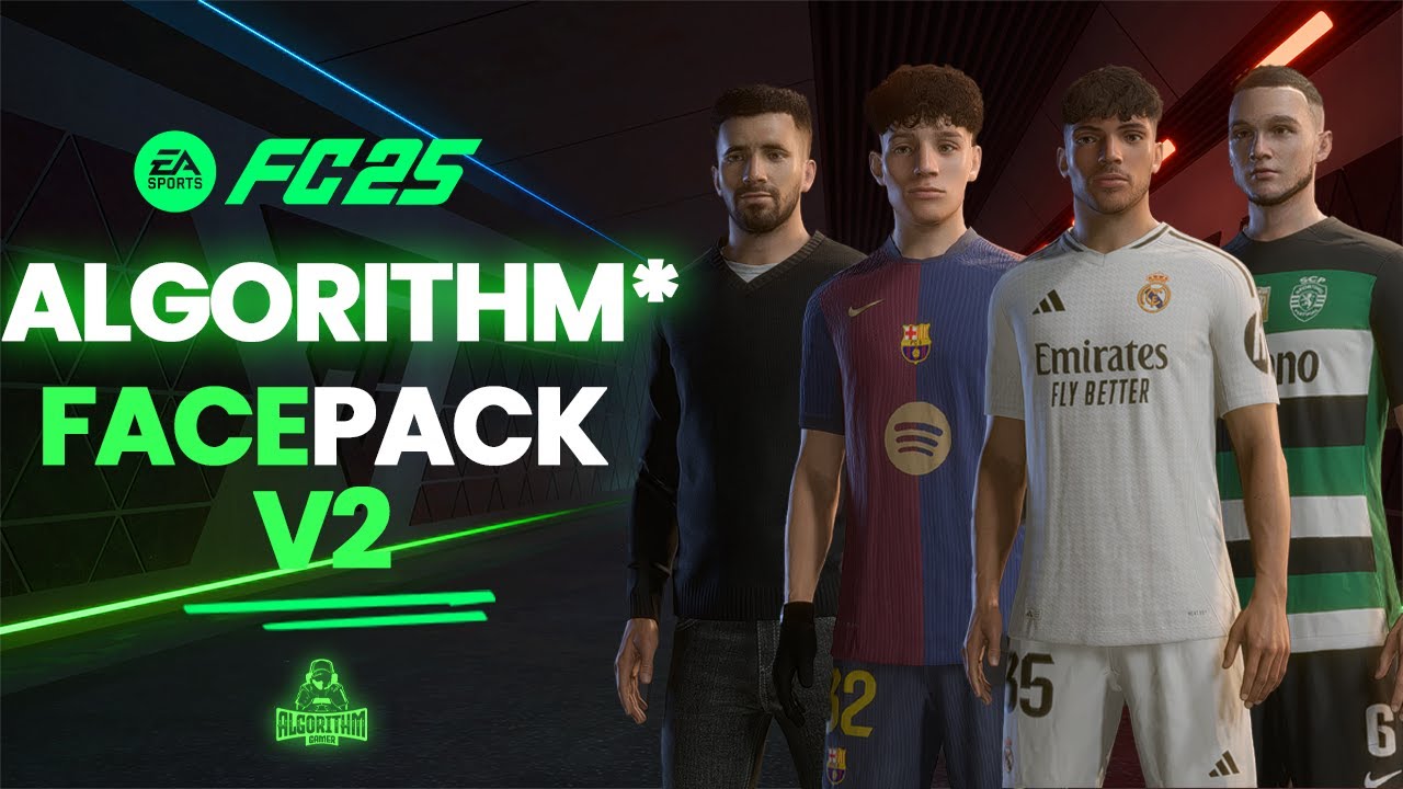 Facepack V2 (AIO) For FC 25 TU9.1 By Gamer Algorithm *Free* | How To ...