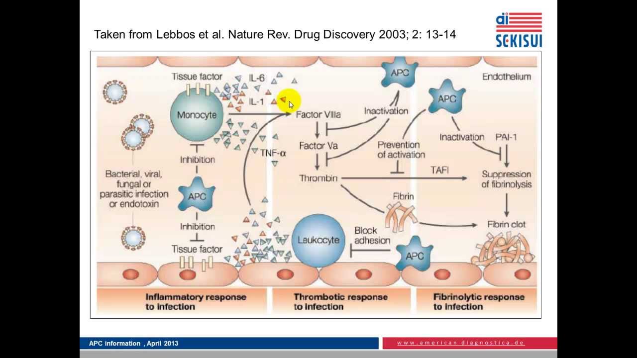 Assay for active Protein C in blood - product ADG855 - YouTube